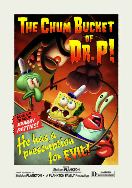 The Chum Bucket of Dr. P! Art Print - Pulse Gallery